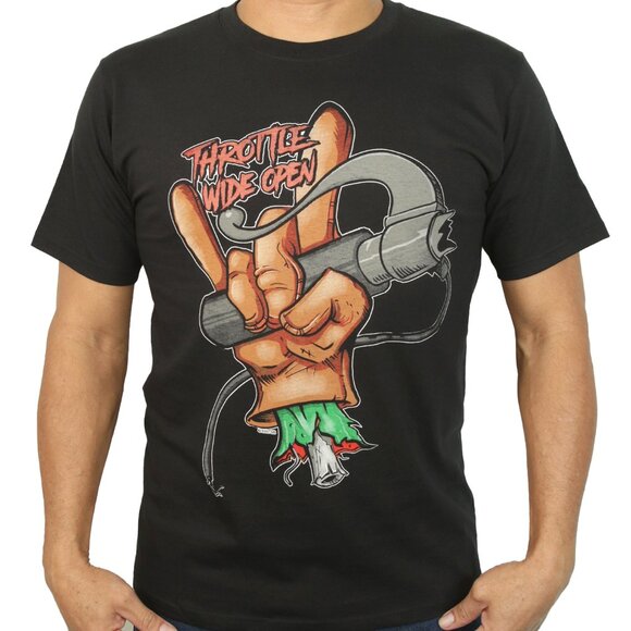 Single Barrel | Shirts | Men Graphic T Throttle Wide Open Single Barrel ...